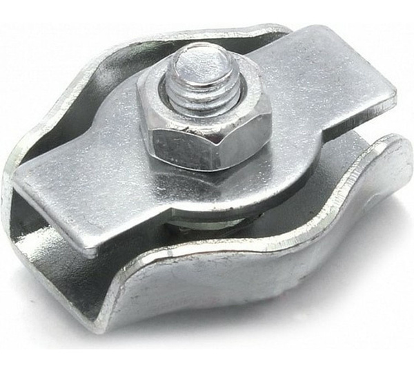 Зажим для троса одинарный 5мм Simplex оцинкованный simplex-5 Крепдил - купить по выгодной цене в ...