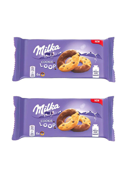 Печенье Milka Cookie Loop, 132 г х 2 шт - купить с доставкой по ...