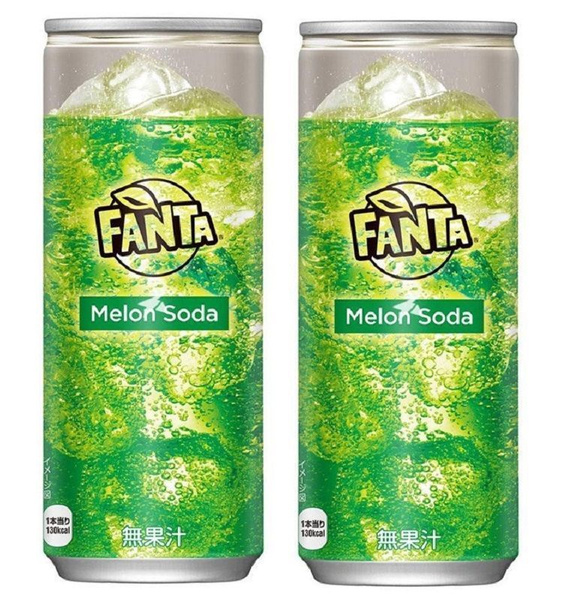 Газированный напиток Fanta Melon Soda (Дыня) 250мл , 2шт - купить с ...