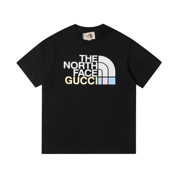 Футболка Мужской Gucci черный Короткий, размер 54 Хлопок Логотип Китай ...