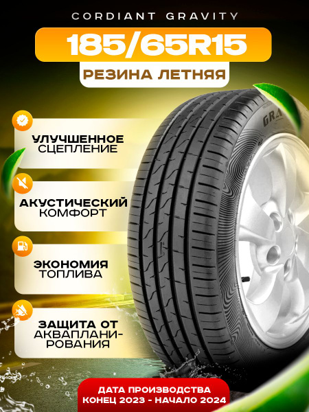 Шины для легковых автомобилей Cordiant 185/65 15 Лето Нешипованные ...