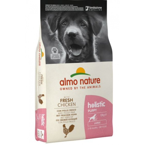 Almo Nature Для щенков крупных пород с курицей, Holistic Large Puppy ...