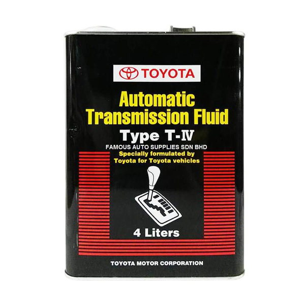 Масло трансмиссионное ATF TYPE T-IV 4 л (Toyota 0888681015) купить c ...