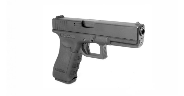 Пистолет страйкбольный (KJW) Glock G17 GBB CO2, металлический слайд ...