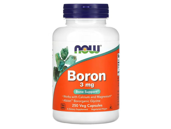 Бор, Now Foods Boron, 3 мг, 250 капсул купить на OZON по низкой цене ...