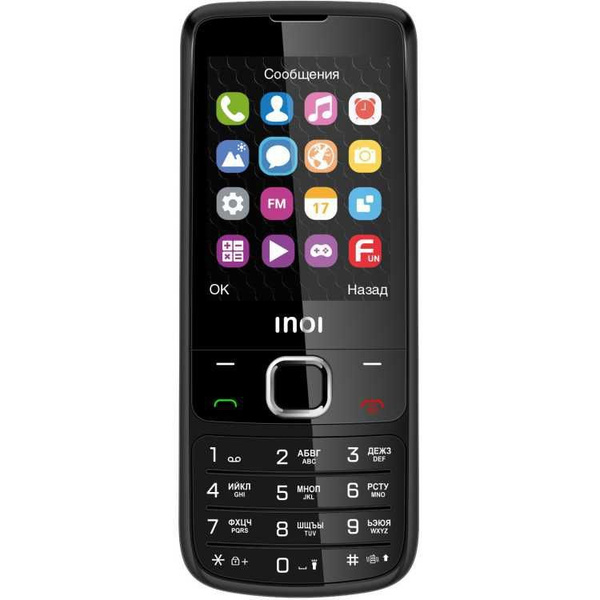 Мобильный телефон INOI 243 black, черный - купить по выгодной цене в ...