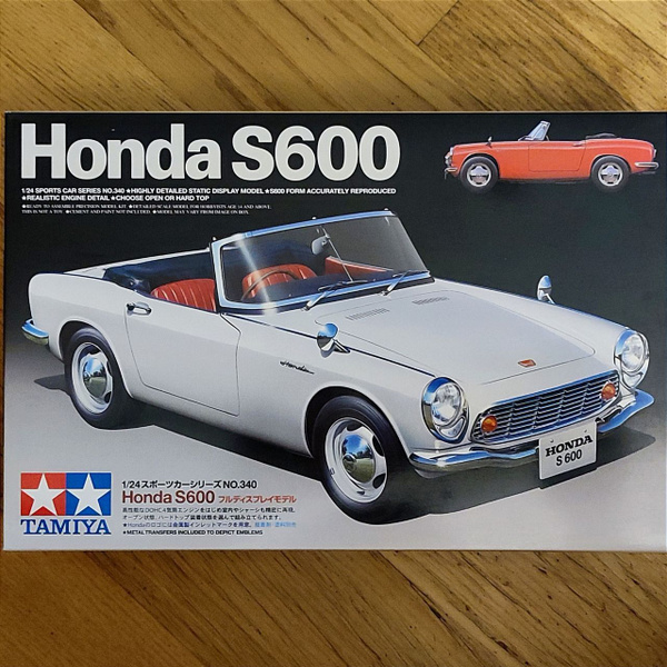 Сборная модель. Японский автомобиль Honda S600, Tamiya TM 24340, 1/24 ...