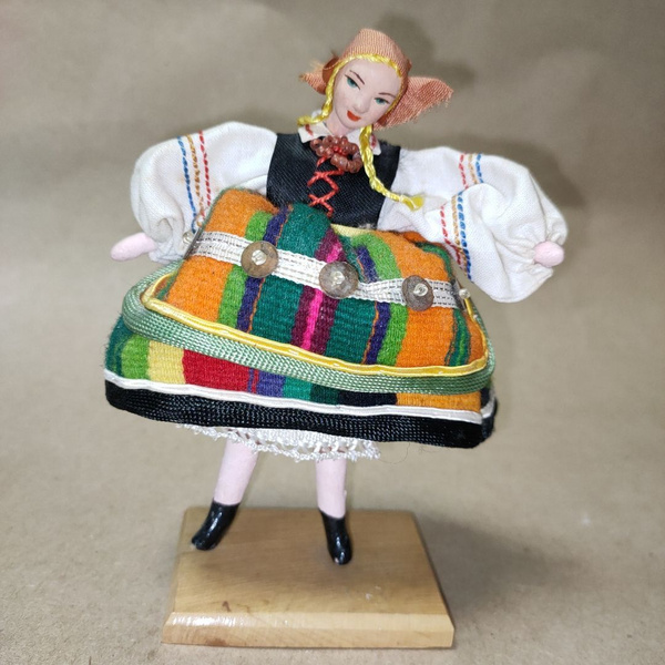 Кукла винтажная коллекционная Lalka Lowicka купить по низким ценам в ...