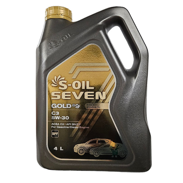 Масло моторное S-OIL SEVEN gold #9 5W-30 Синтетическое 4 л E107763 ...
