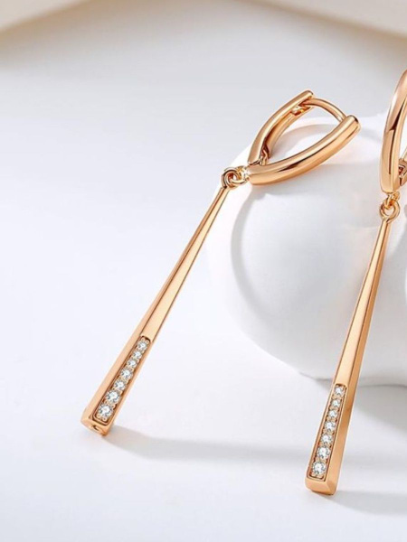 SUPER ZOLOTO Серьги подвески - купить с доставкой по выгодным ценам в интернет-магазине OZON ...