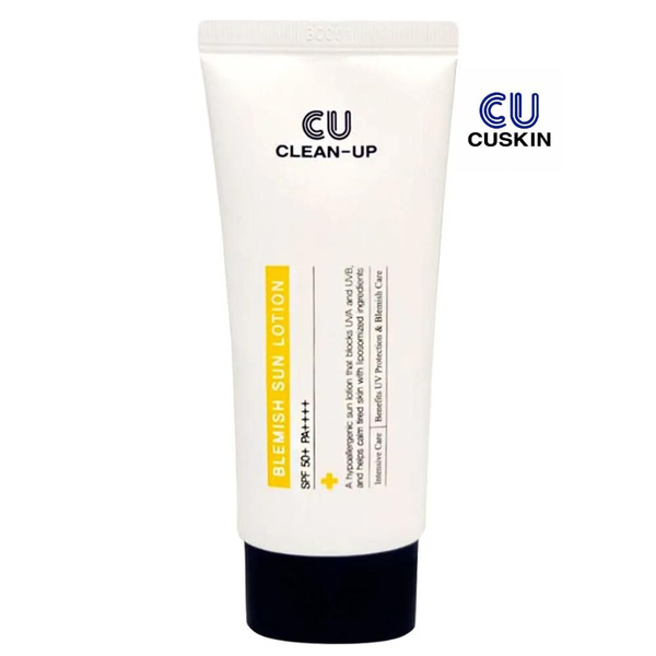 CU SKIN Солнцезащитный Крем-лосьон CU CLEAN-UP Blemish Sun Lotion SPF ...