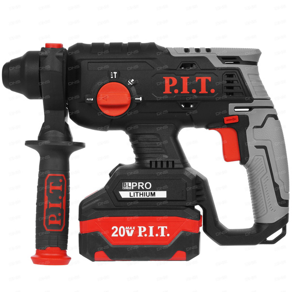 Перфоратор PIT PBH20H-22B/1 OnePower 20V SDS-Plus, 1.8 Дж, 1350 об/мин ...