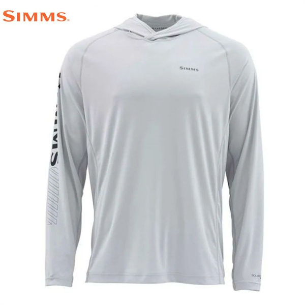 Худи Мужской Simms акулья кожа Без застежки, размер 56 Китай быстросохнущая ...
