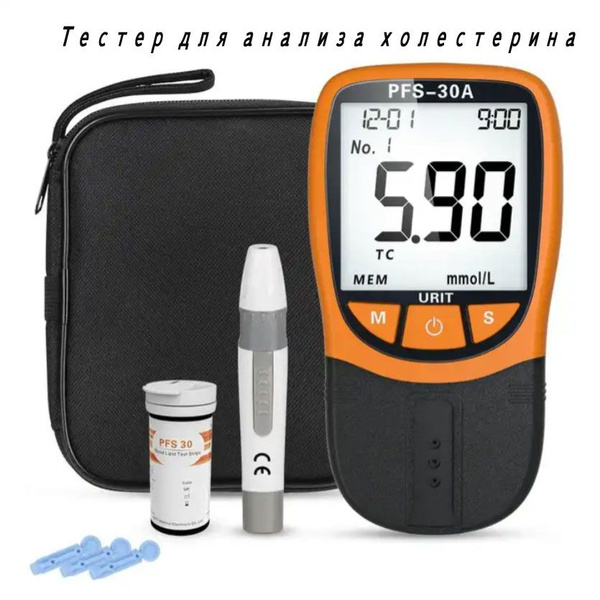 Домашний тест на холестерин с использованием пяти в одном анализаторе ...