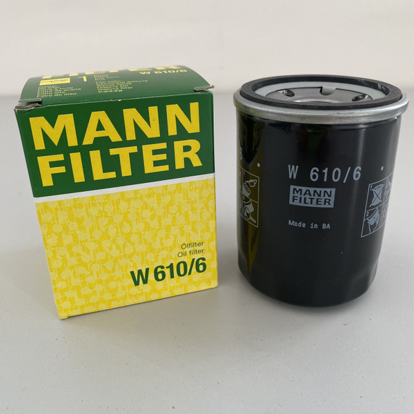 Фильтр масляный MANN FILTER W 610/6 - купить по выгодным ценам в интернет-магазине OZON (1576642476)