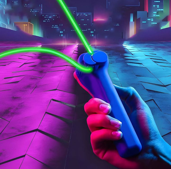 канатная пусковая установка, Zip String Rope Launcher с эффектом ...