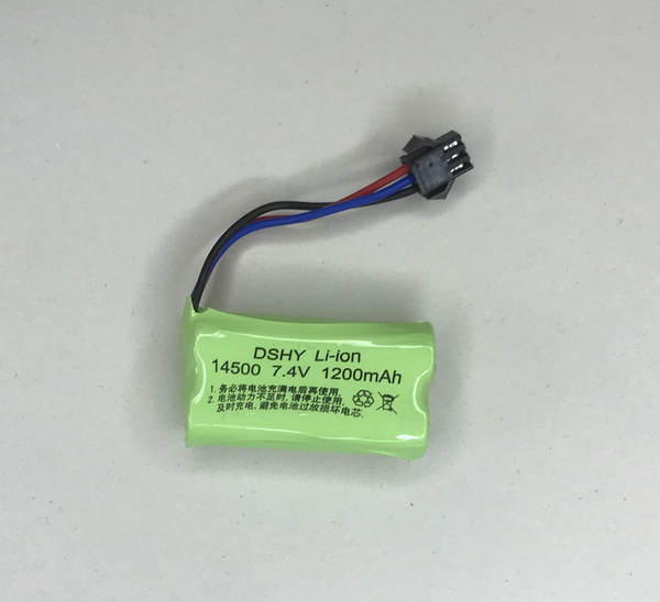 1 шт. аккумулятор АКБ батарейка размер 14500 двойная 7.4v, 1200 mAh ...