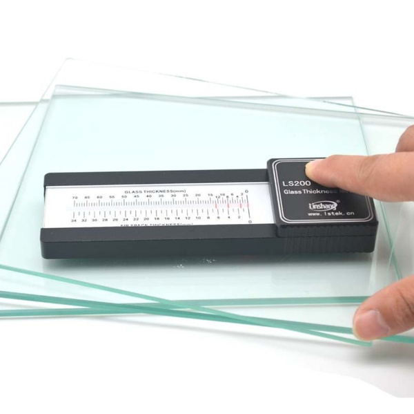 Толщиномер изолирующего стекла Linshang LS200, механический двухслойный толщиномер стекла, 70 мм ...