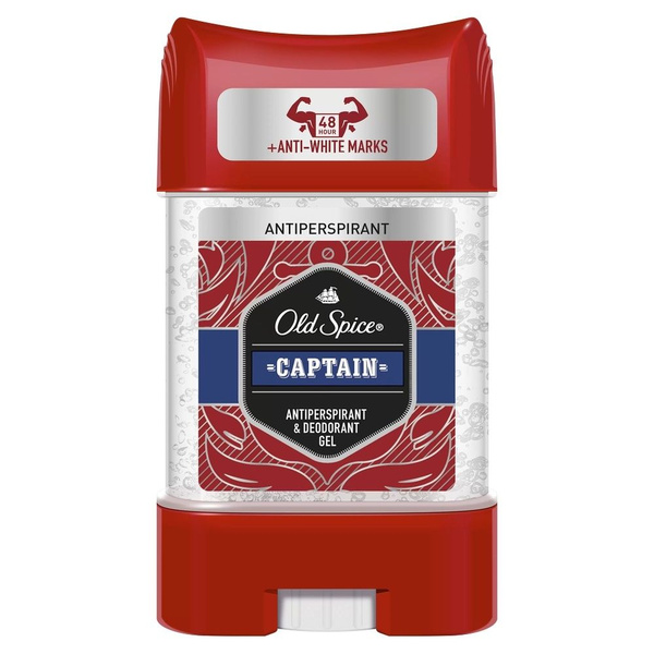Дезодорант-антиперспирант Old Spice Гелевый, мужской, Captain, 80 мл ...