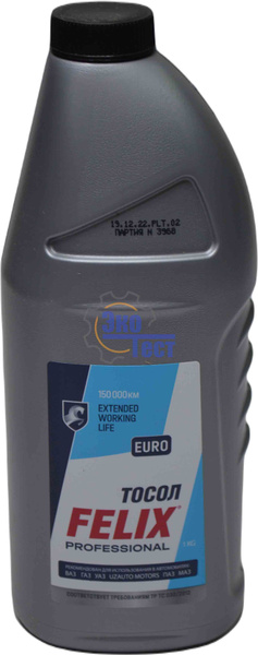 Антифриз FELIX Тосол "FELIX-35 " евро синий 1 л. купить по выгодной цене в интернет-магазине ...