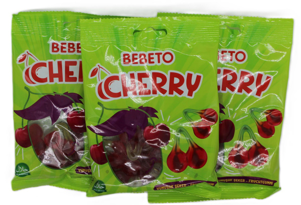Жевательный мармелад Bebeto Cherry Вишня 3шт по 70гр - купить с ...