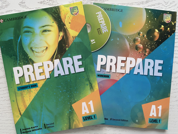 Prepare A1. Level 1: Student's Book+Workbook+CD комплект купить на OZON ...