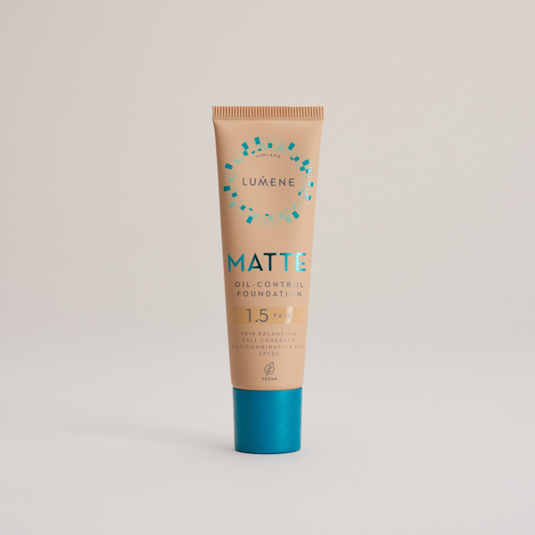 Lumene Matte Oil-control матирующий тональный крем Fair Beige 1.5 ...