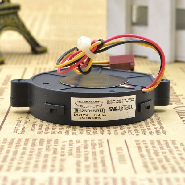 EVERFLOW B126015BU 12V 0.40A 3 - проводной 6cm компьютер CPU ...