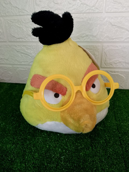 Мягкая игрушка "Angry Birds" chack, Энгри Бёрдс ЧАК жёлтая птица. БЕЗ ...
