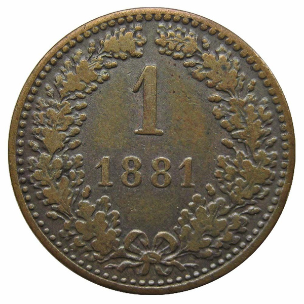 Старинная монета Австрии 1 крейцер 1881 г. - купить в интернет-магазине OZON с быстрой доставкой ...