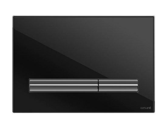 Кнопка Cersanit PILOT для инсталляций LINK PRO/VECTOR/LINK/HI-TEC, стекло черный 60192 - купить ...
