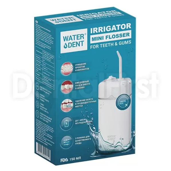 Ирригатор WATERDENT Mini Flosser - купить по выгодной цене в интернет ...