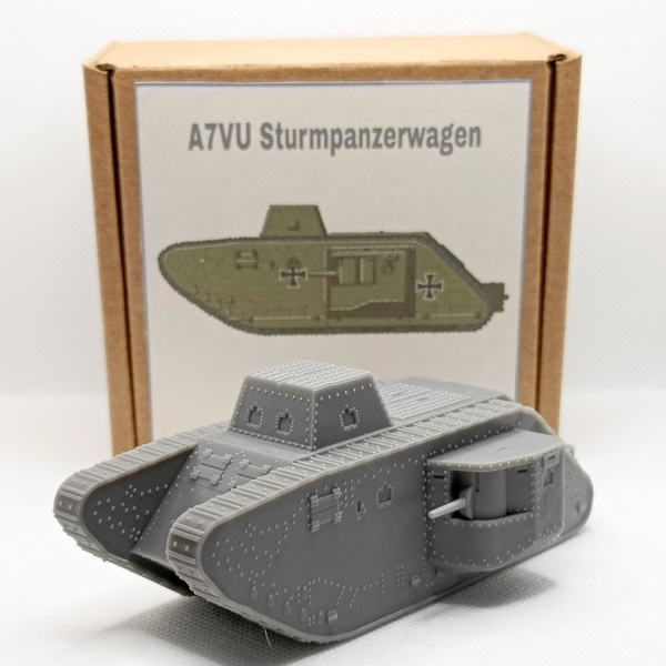 Модель танка A7VU, WW1,1:72 - купить с доставкой по выгодным ценам в ...