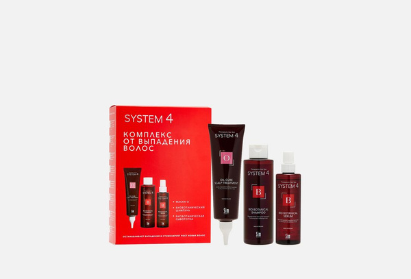 Комплекс от выпадения волос мини Sim Sensitive System 4 шампунь 250 мл, сыворотка 150 мл, маска ...