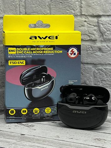 Наушники Вкладыши Awei T50 ENC - купить по доступным ценам в интернет-магазине OZON (1613771149)
