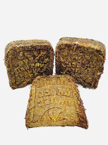Калмыцкий чай плиточный 900 г 1/2 часть, Прессованный чай, Кирпичный ...