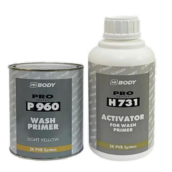 грунт HB BODY 960 Wash Primer кислотный антикоррозийный комплект с ...