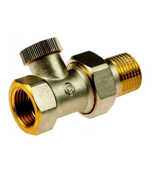 Клапан для радиатора настроечный запорный 1/2" Prado KZ01 - купить в ...