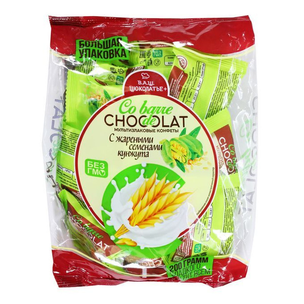 Co barre DE CHOCOLAT Мультизлаковые конфеты с кунжутом и белой ...
