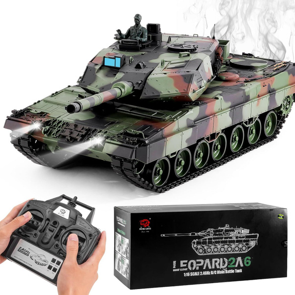 Радиоуправляемый танк Heng Long Leopard 2 A6 Upgrade V7.0 2.4G 1/16 RTR ...