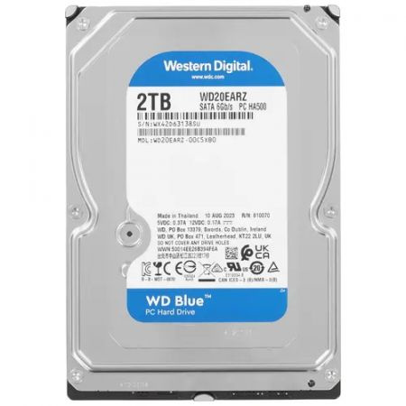 2 ТБ Внутренний жесткий диск Western Digital Blue WD20EARZ (WD20EARZ ...