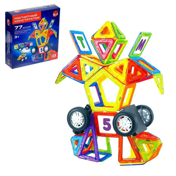 Конструктор магнитный Unicon Magical Magnet 77 деталей - купить с ...