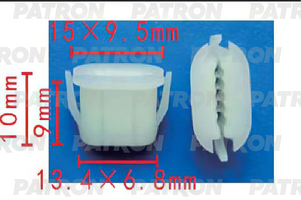 Клипса крепежная автомобильная, 10 шт. купить c доставкой на OZON по ...