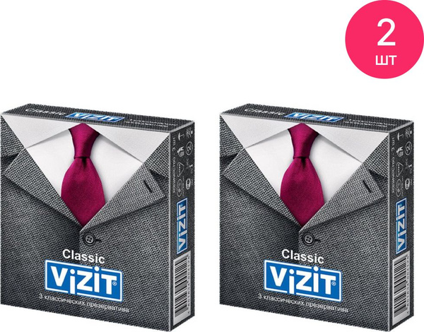 Презервативы Vizit / Визит Classic классические из латекса гладкие, с ...