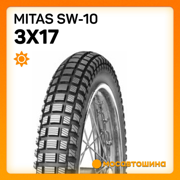 Mitas Mitas SW-10 3x17 50P (Задняя) Мотошины 3/80 R17 50 P купить c доставкой на OZON по низкой ...