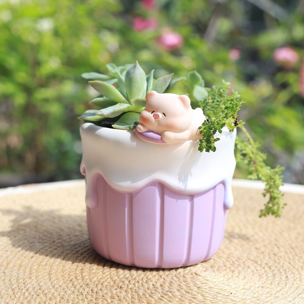 Roogo Горшок для цветов, 10.5 см х 9.5 см х 10 см, 1 л, 1 шт купить на ...