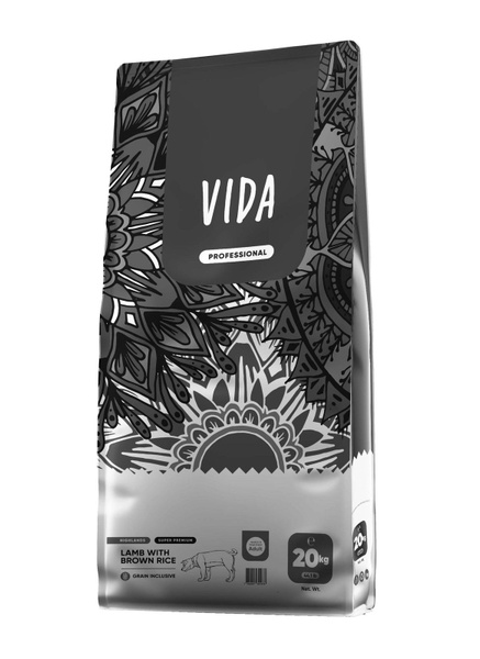 VIDA Nativa корм для взрослых собак средних и крупных пород с ягненком и бурым рисом 20кг купить ...