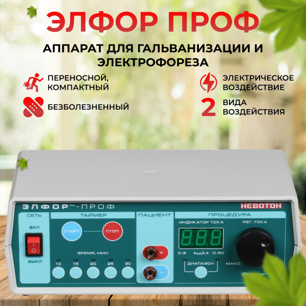 Аппарат для гальванизации и электрофореза ЭЛФОР-проф - купить с ...
