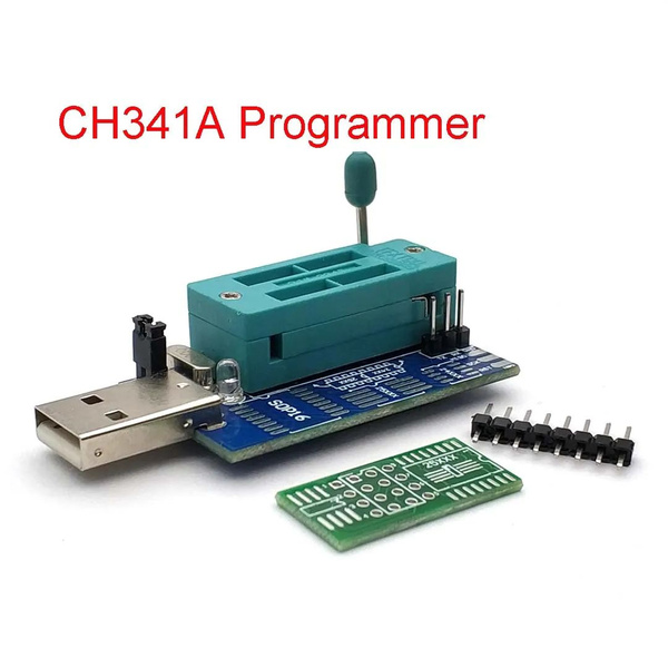 Bios платы MX25L6405 W25Q64 USB программист ЖК-горелка CH341A Progammer ...