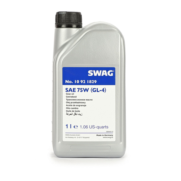 Масло трансмиссионное SAE 75W (GL-4) жёлтое, 1л. - купить по выгодной ...